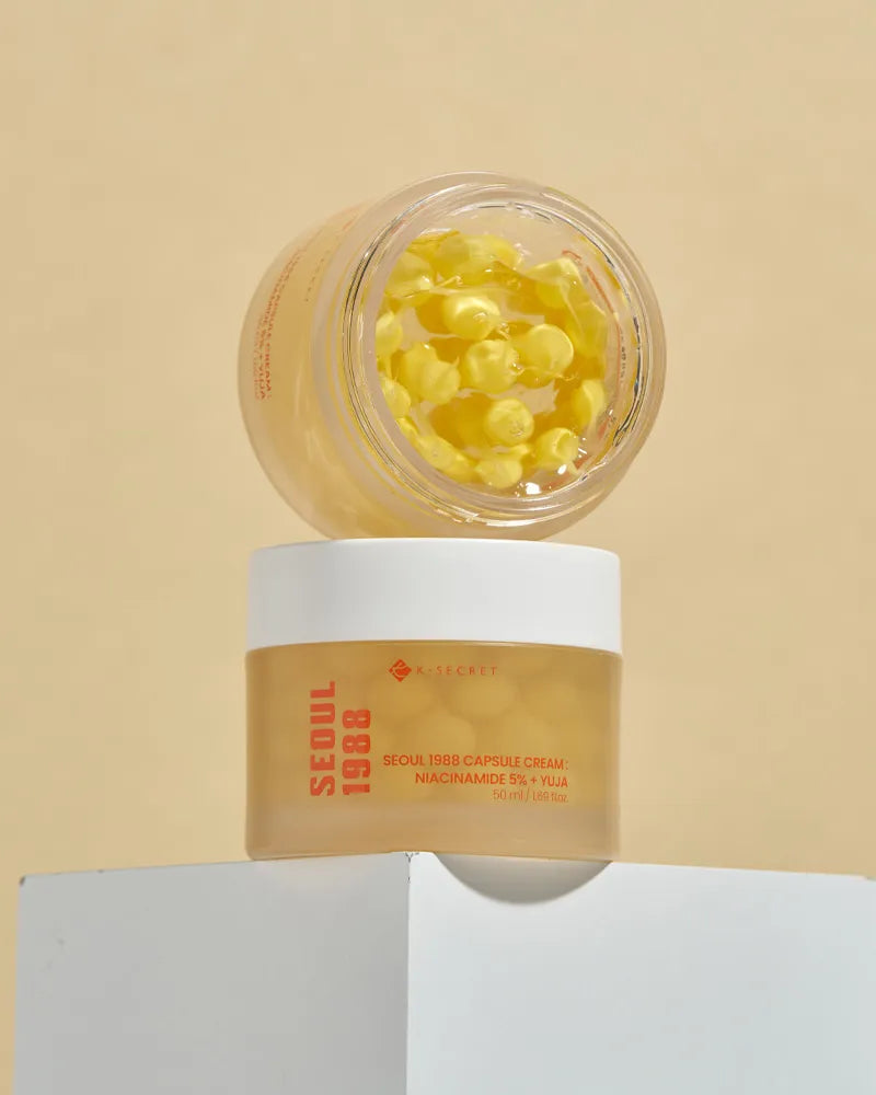 K-SECRET SEOUL 1988 Capsule Cream: Niacinamide 5% + Yuja – Unique Bunny