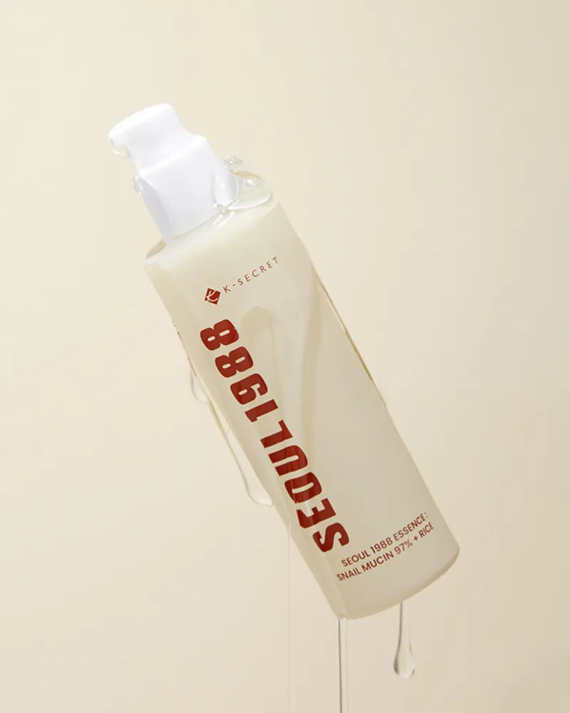 K-SECRET SEOUL 1988 Essence: Snail Mucin 97% + Rice | Unique Bunny