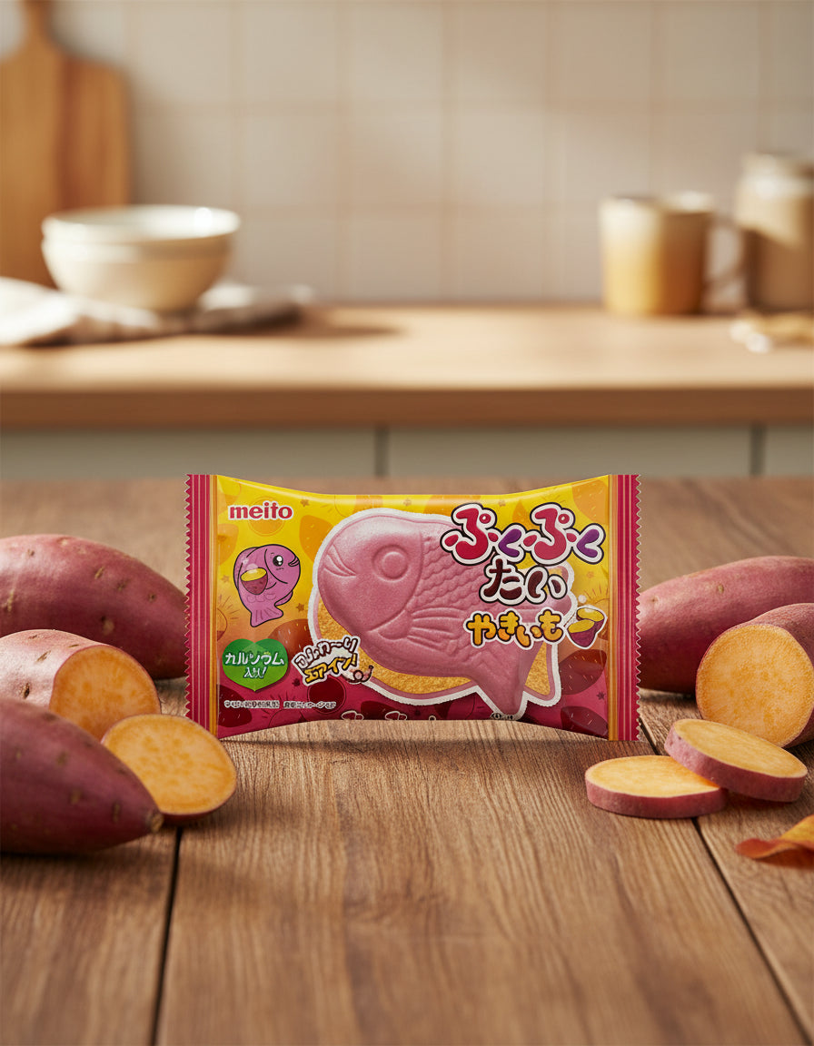 Meito Fish Shaped Sweet Potato Wafer | Unique Bunny
