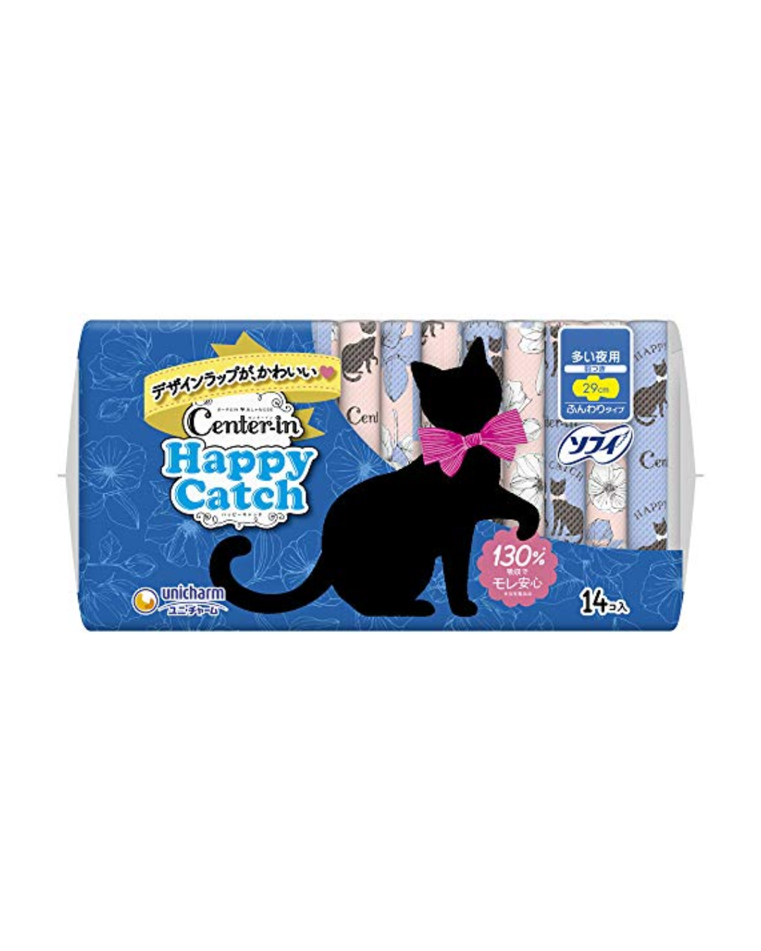 Unicharm Center-In Happy Catch Night Pad – Unique Bunny